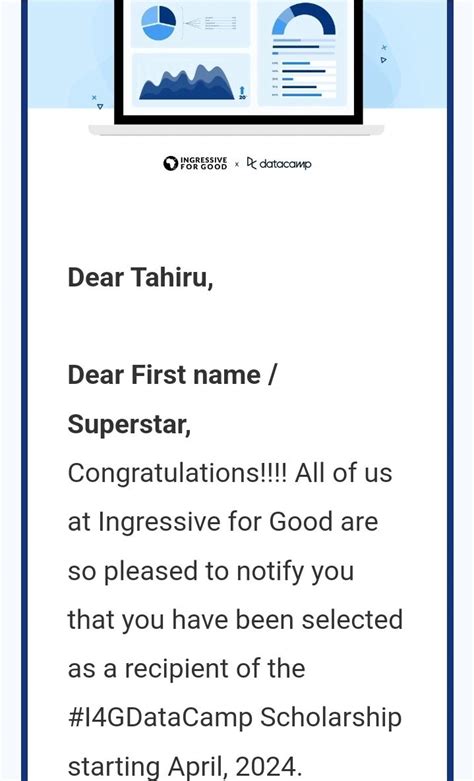 Ahmed Tahiru On Linkedin I4gdatacampscholarship Follow