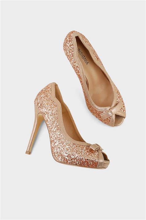 Party Wear Peep Toes I44503 Champagne Insignia Pk
