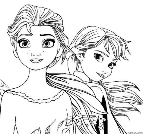 Elsa Y Anna Para Colorear Elsa Coloring Pages Frozen