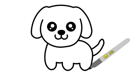 Cómo Dibujar Un Perro Paso A Paso Dibujo De Perro Fácil