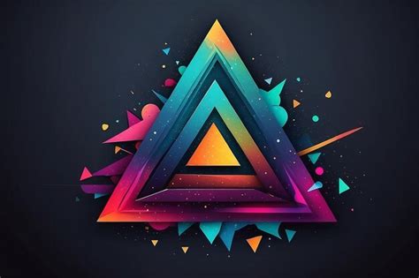 Premium Photo Abstract Geometric Background With Triangle Shape Pattern