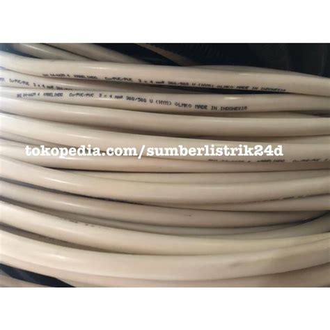 Jual Kabel Tembaga Tufur Nym 3 X 4 Meteran Tupur Tukur 3X4 Merk 4Besar