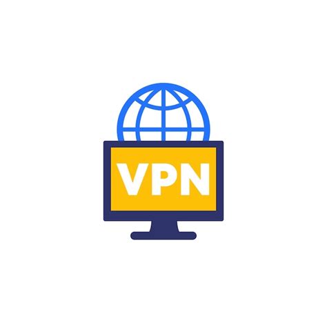 Premium Vector Vpn Access Icon On White