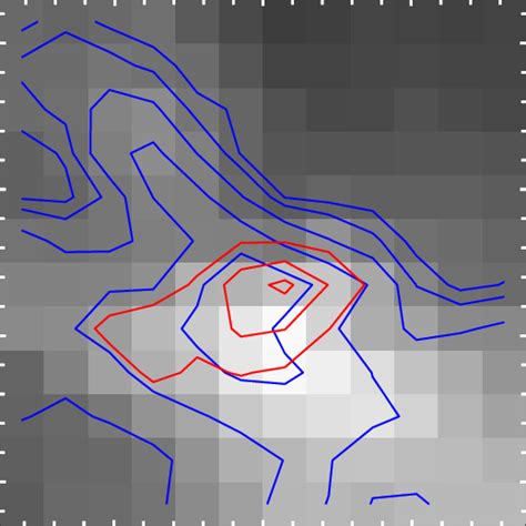 The Background Image Shows The Extinction Map From 2mass Blue And Red