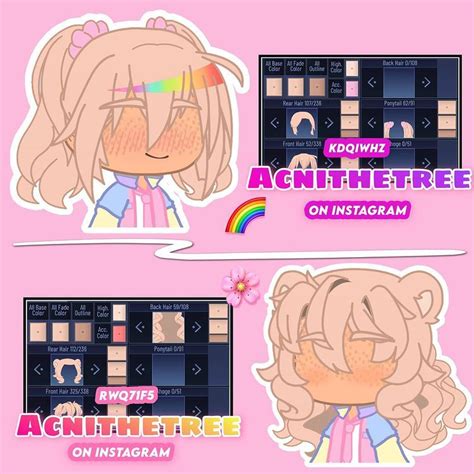 𝐀𝐂𝐍𝐈 𝐓𝐇𝐄 𝐓𝐑𝐄𝐄 Gacha Outfits no Instagram 𝐑𝐚𝐢𝐧𝐛𝐨𝐰 Follo