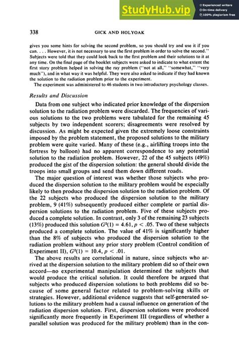 Analogical Problem Solving Pdf