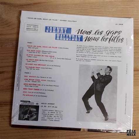 Johnny Hallyday Nous Les Gars Nous Les Filles Vogue Cd Mini Replica