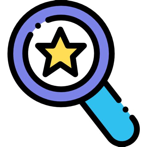 Magnifier Detailed Rounded Lineal Color Icon