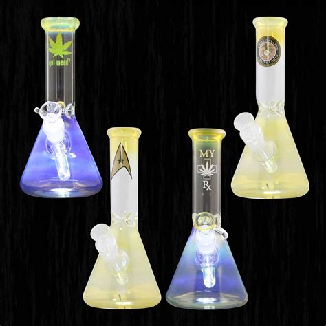My Rx Glass Water Pipe Chameleon Glass
