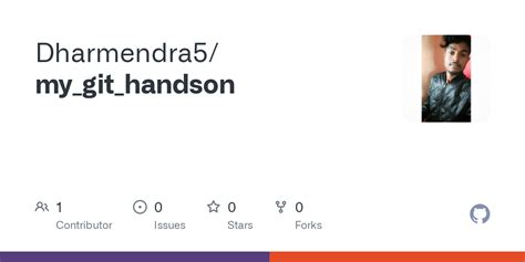 GitHub Dharmendra5 My Git Handson