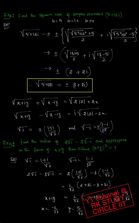Notes On Complex Numbers Notes Learnpick India