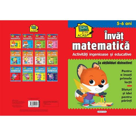 Scoala Acasa Invat Matematica 5 6 Ani Flanco Ro