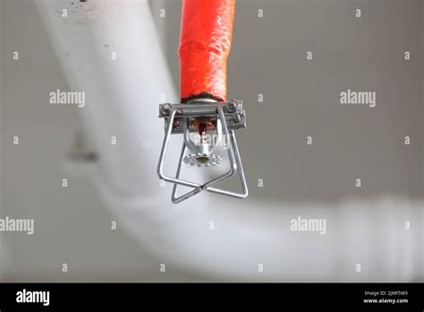 Close Up Image Of Fire Sprinkler Fire Sprinklers Are Part Of An