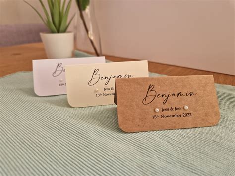 Table Place Names Table Decor Wedding Place Names Table Setting Personalised Handmade Bespoke