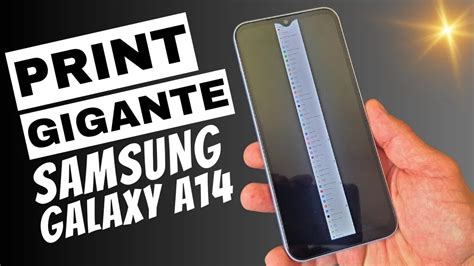 COMO TIRAR UM PRINT GIGANTE DA TELA DO CELULAR SAMSUNG GALAXY A14