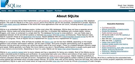 Sqlite