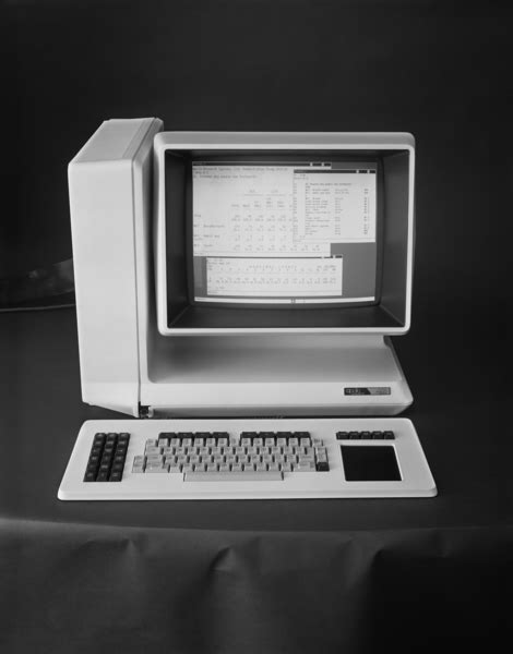 Vintage Computer Against Black Background Close Up Free Photo Download