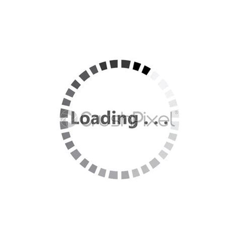 Circle Loading Spinning Progress Upload Template Buffering Waiting