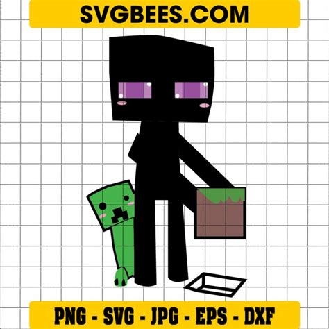 Cute Creeper Svg Cute Creeper Minecraft Svg Minecraft Creeper Svg