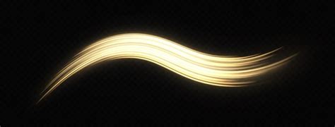 Premium Vector Sparkling Round Trails On Transparent Background