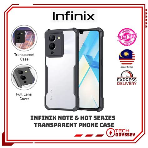 Ship From K L Airbag Case Infinix GT 10 Pro Note 40 30 12 Note 10 HOT40 30 10S Transparent