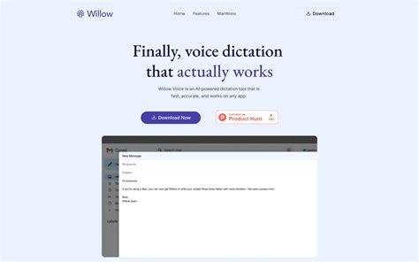 Willow Voice Fast Accurate Ai Powered Voice Dictation For Every App