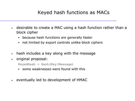 Ppt Lecture 2 Message Authentication Powerpoint Presentation Free Download Id1731621