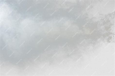 Плотные пушистые клубы белого дыма и тумана на прозрачном фоне Png
