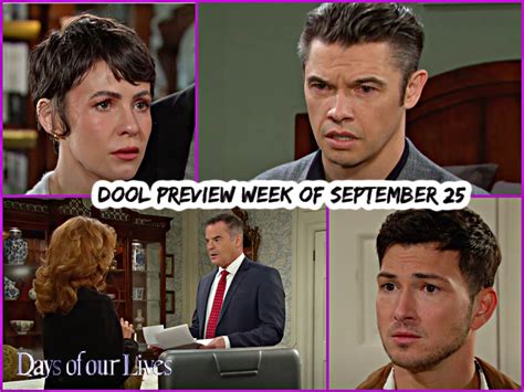 DOOL Preview Week Of September 25: Rex Confesses, ‘Xarah’ Confrontation ...