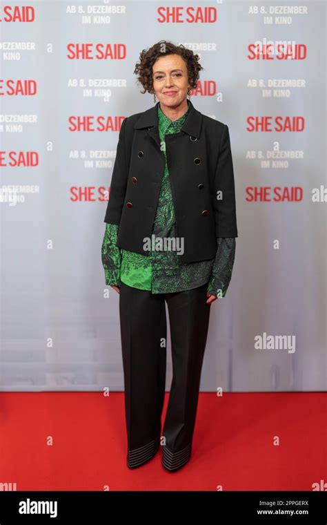 Maria Schrader At The German Premiere In The Presence Of Emmy Award