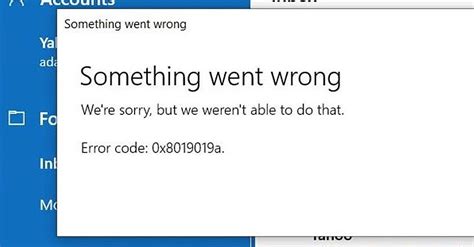 Yahoo Mail X A Errortools