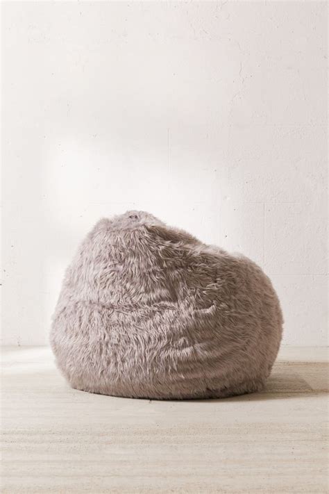 Aspyn Faux Fur Shag Bean Bag Chair Urban Outfitters
