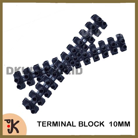 Jual Terminal Krustin A Mm Terminal Block Warna Hitam Ampere