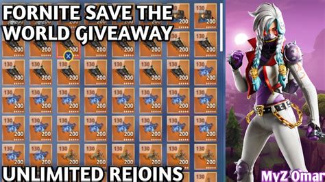 FORTNITE SAVE THE WORLD GIVEAWAY LIVE S TRAPS AND MATS UNLIMITED