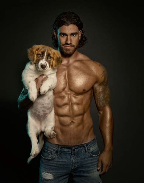 Pin By Mike R On Guys With Dogs No 1 Man And Dog Shirtless Hunks