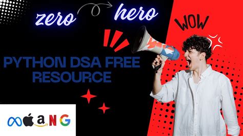 Free Python Dsa Resource With Certification Dsadsapython Python Maanghighpaid Jobjobs