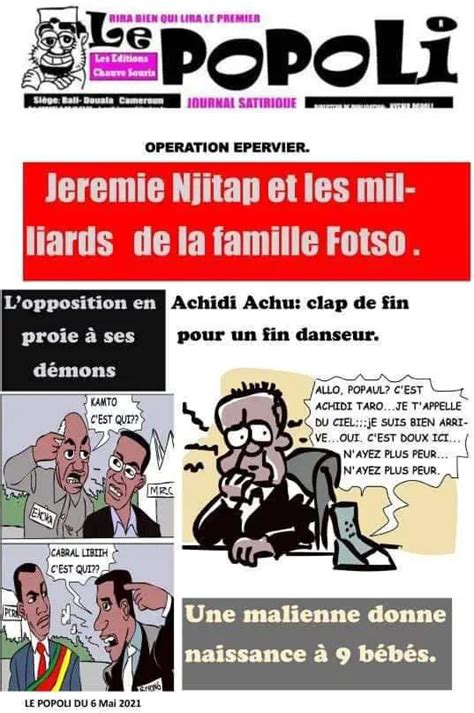 Gémérie Njitap et les milliards de la famille Fotso Covid Minresi la vraie fausse
