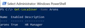 How to Get Local User Accounts using PowerShell - ShellGeek