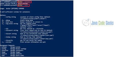 Docker Command Line Example Java Code Geeks