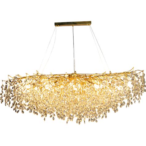 نجف مودرن ذهبي مع شفاف E1416l