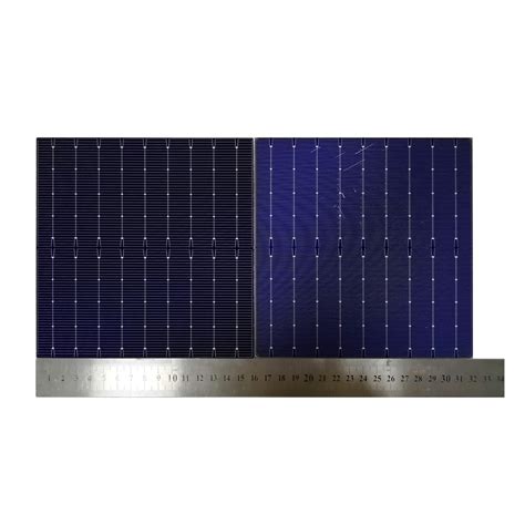 Bifacial Flexible Hjt 15875mm 9bb Solar Panel Cells