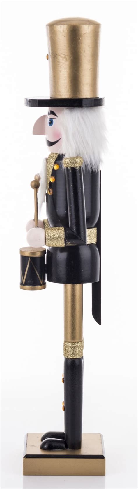 Figurka dziadek do orzechów czarno złoty 56cm Zielona Fabryka