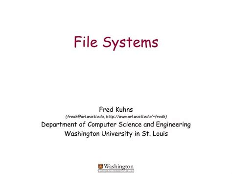 PPT File Systems PowerPoint Presentation Free Download ID