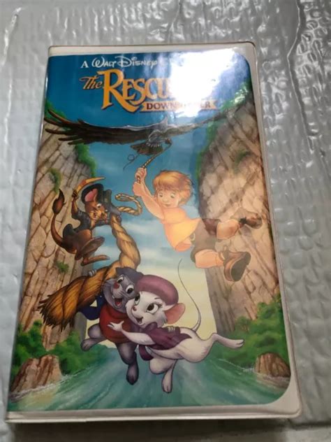 The Rescuers Down Under Walt Disney Classic Vhs Tape 1991 Black Diamond