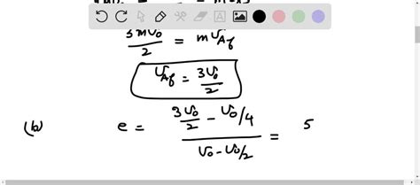 Solved Object A Which Has A Mass M And A Velocity V0 Collides Head