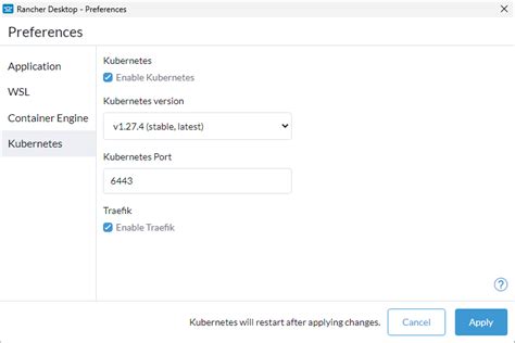 Kubernetes Rancher Desktop Docs