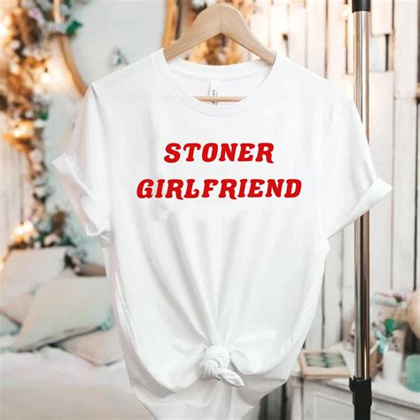 Stoner Girlfriend T Shirt Y2k 2000s Etsy Uk
