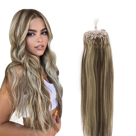Micro Loop Wavy Hair Extensions Bug Buy Micro Loop Wavy Hair