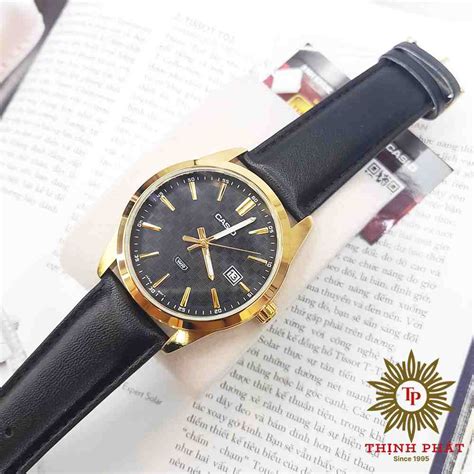 Casio Mtp Vd03gl 1audf Nam Quartz Pin DÂy Da Case 41mm Đồng Hồ Thịnh Phát