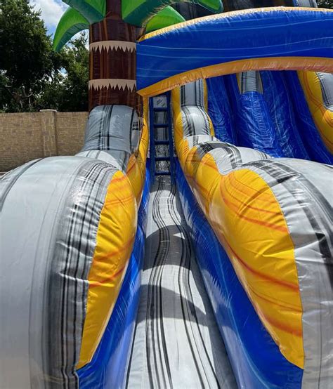 Tgcnq Silver Medium Size Graduation Presents Xjump 17ft Dual Lane Water